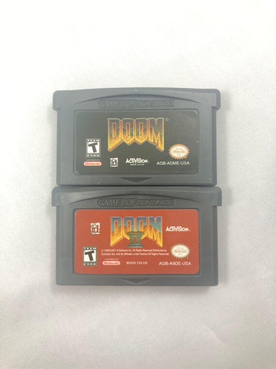 Doom I Doom II 1 2 for Gameboy Advance GBA Games - Etsy Australia