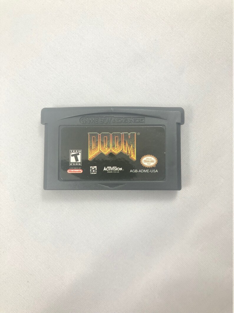 Doom I Doom II 1 2 for Gameboy Advance GBA Games - Etsy Australia