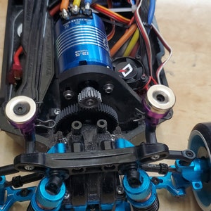 Tamiya TT02 Carbon Fiber Rear Center Motor Mount Drift Spec - Etsy