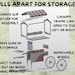 DIY PLANS for Full-size Wooden Candy Cart - Dimensions in Mm and Inches ...