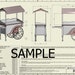 DIY PLANS for Full-size Wooden Candy Cart - Dimensions in Mm and Inches ...