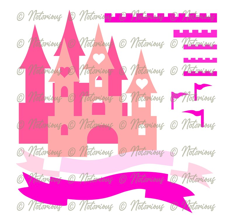Princess Castle SVG Birthday Princess Svg Birthday Girl Boy | Etsy