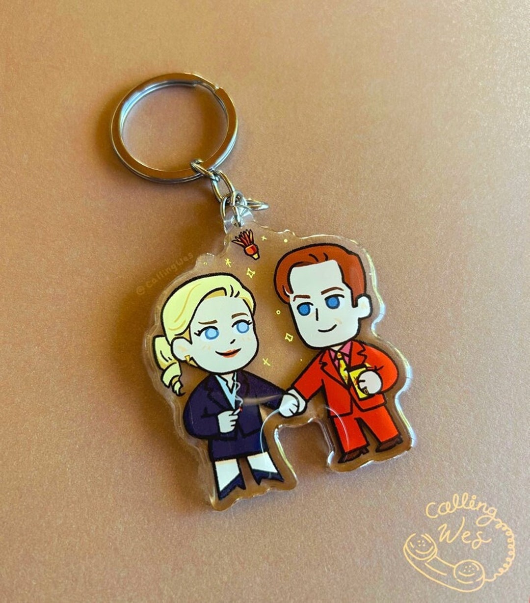 Kim and Jimmy Acrylic Keychain BCS - Etsy