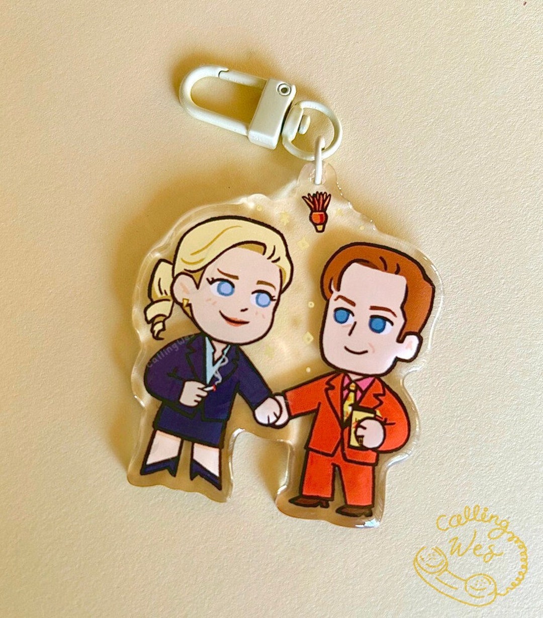Kim and Jimmy Acrylic Keychain | BCS - Etsy