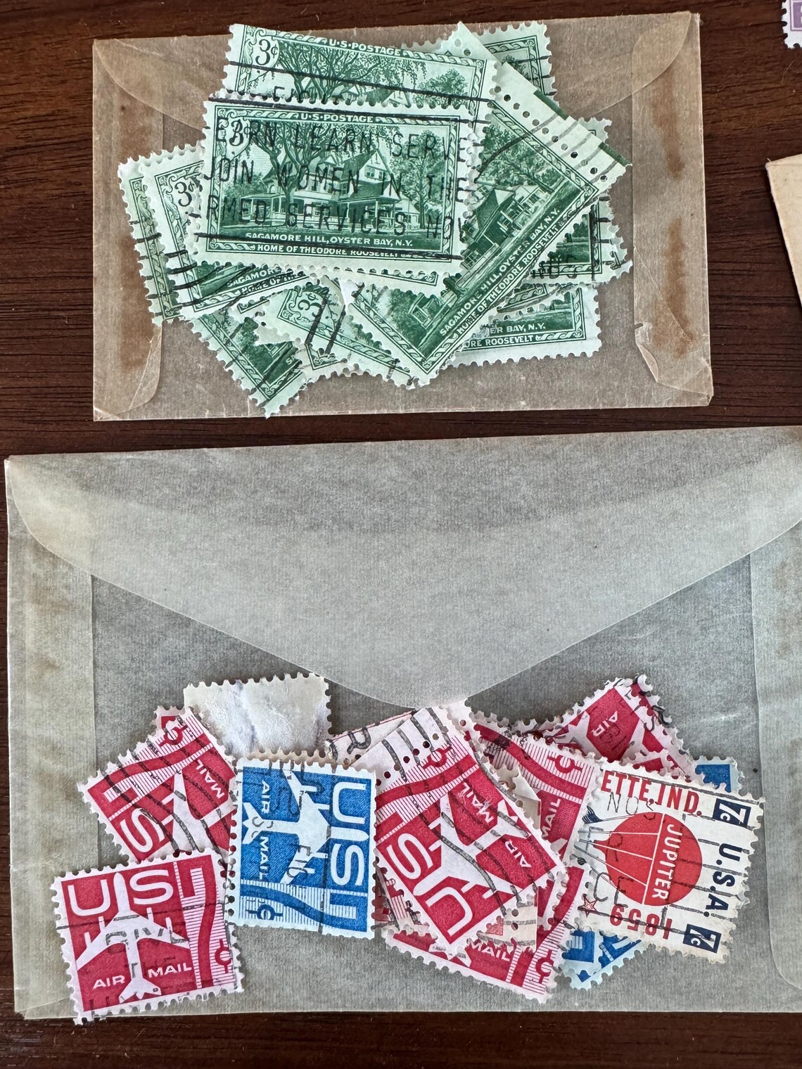 Vintage 1950’s Stamp Lot (164 Total Stamps) Washington, Harvey Wiley ...