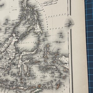 1889 Victorian Atlas Map of Australia and East Indies - Etsy