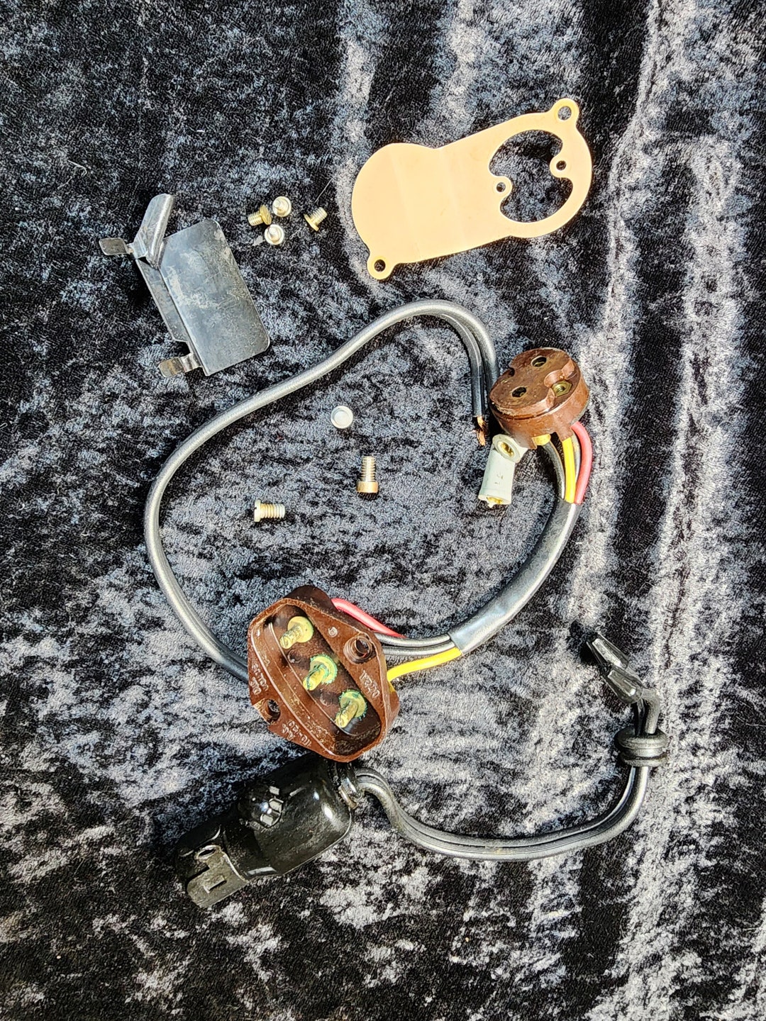 Original Singer 301 Sewing Machine Tan/brown Complete Wiring Harness ...