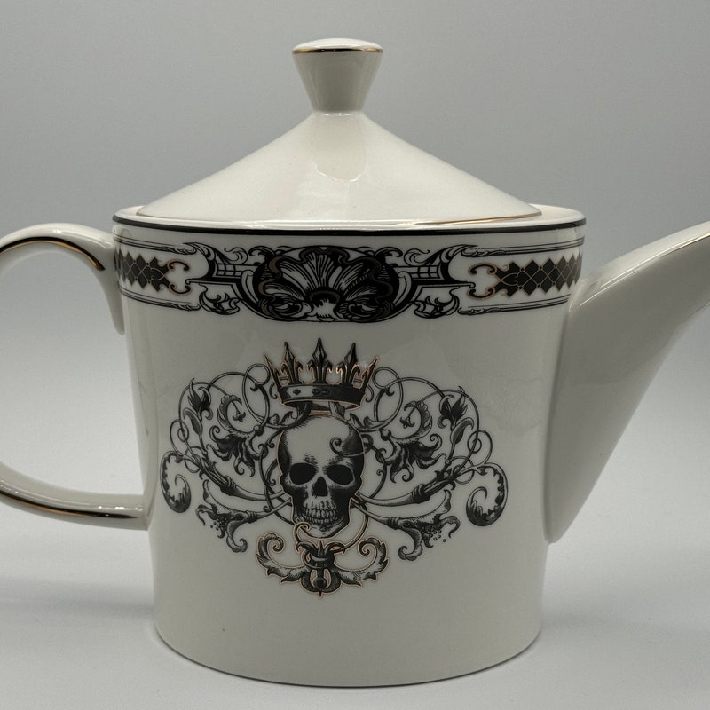 Skull Tea Cup - Etsy