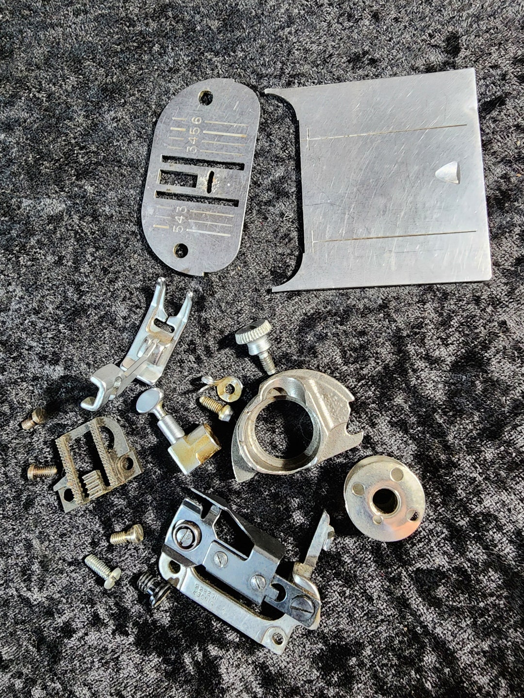 Original Singer 717 Sewing Machine Needle Clamp, Slide Plate, Needle ...