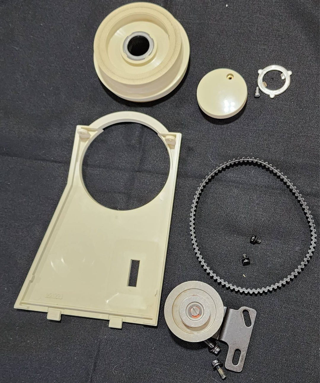 Vintage Kenmore 158 Sewing Machine Wheel, Washer, Belt, Belt Cover With ...