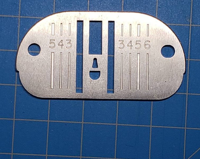 Vintage Original Singer Sewing Machine Chain Stitch Needle Plate 381244 ...