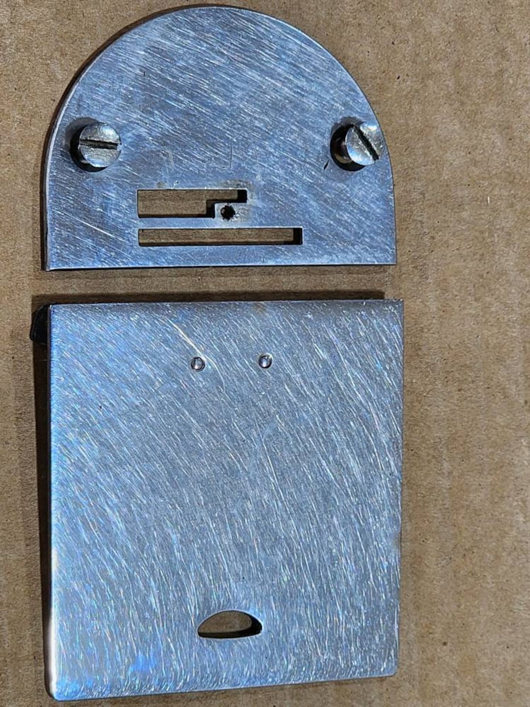 Original Vintage Necchi Esperia Sewing Machine Needle and Bobbin Cover ...