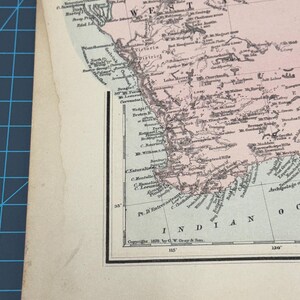 1889 Victorian Atlas Map of Australia and East Indies - Etsy