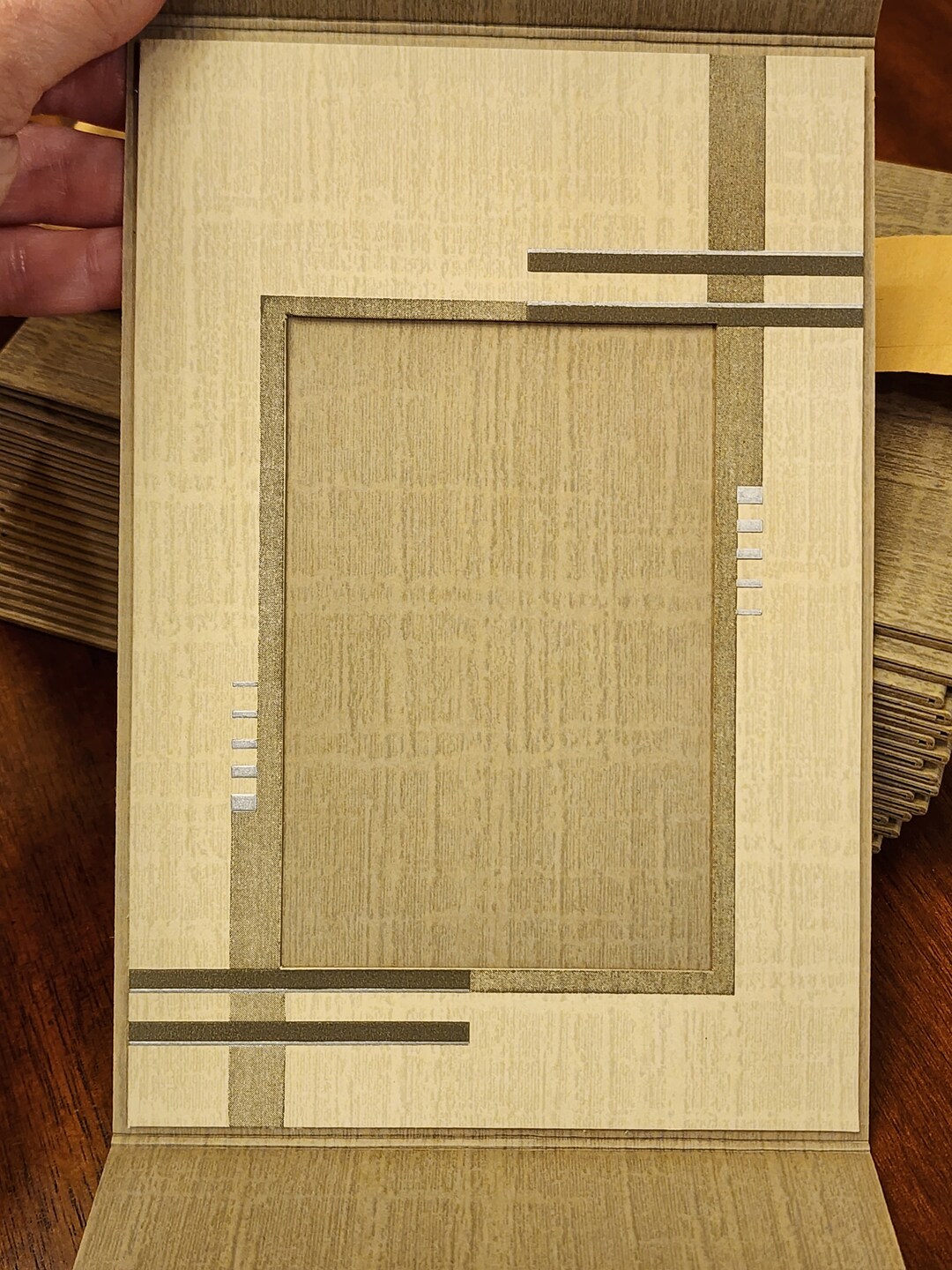 NOS Lot of 5 Vintage Paper Photo Stand up Frames From a Photography ...