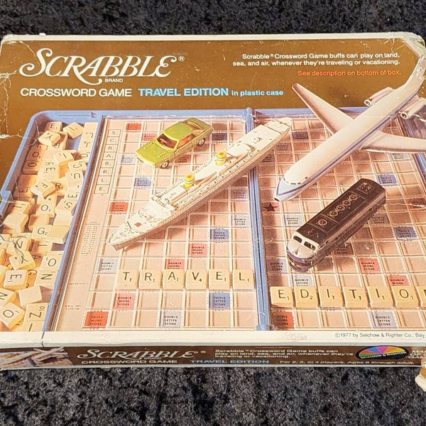 Travel Scrabble - Etsy