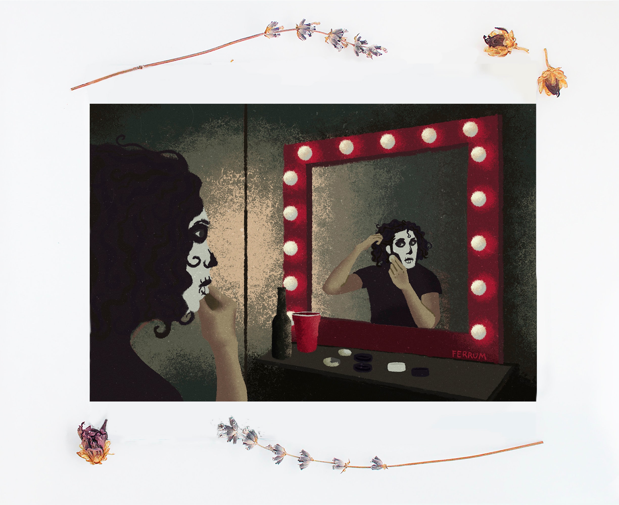 Raytoro Black Parade Makeup Poster&print - Etsy