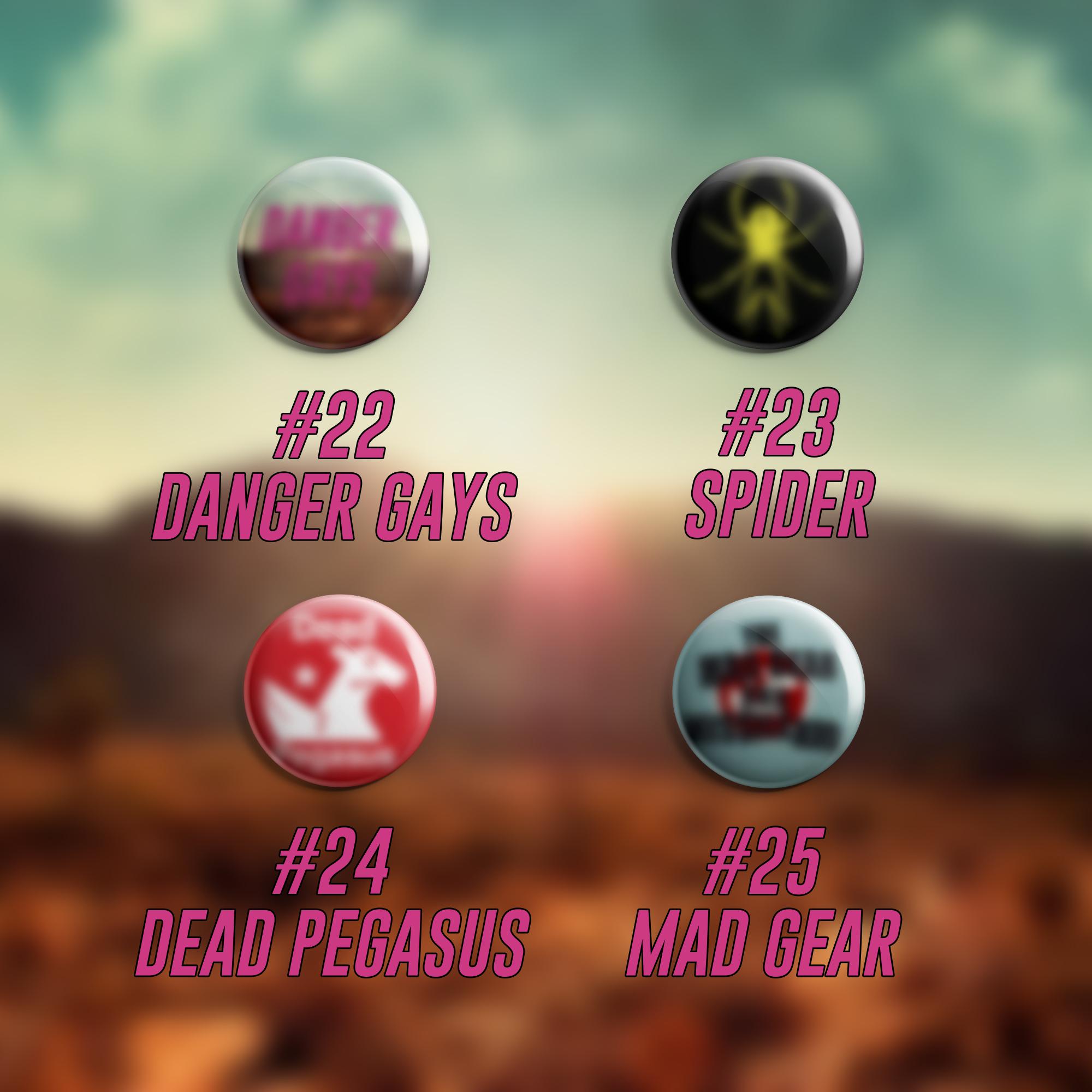 DANGER DAYS Fabulous Pin Buttons Set - Etsy