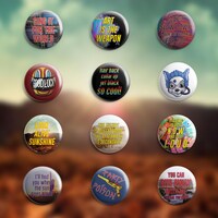 MCR5 Themed 32mm Pins - Etsy