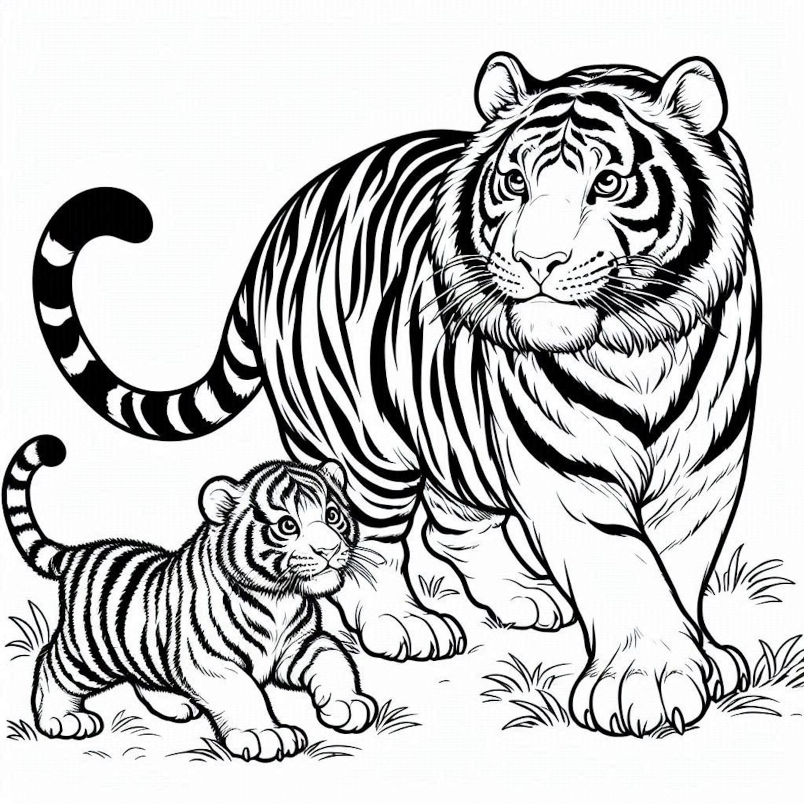 20 Page Pack Cute Mother's Day Animals Printable Coloring Book - Etsy
