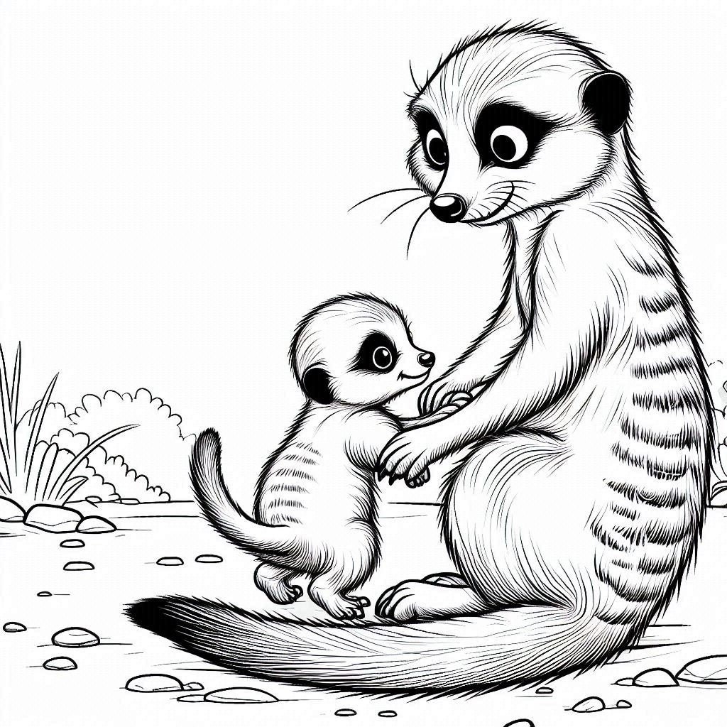 20 Page Pack Cute Mother's Day Animals Printable Coloring Book - Etsy