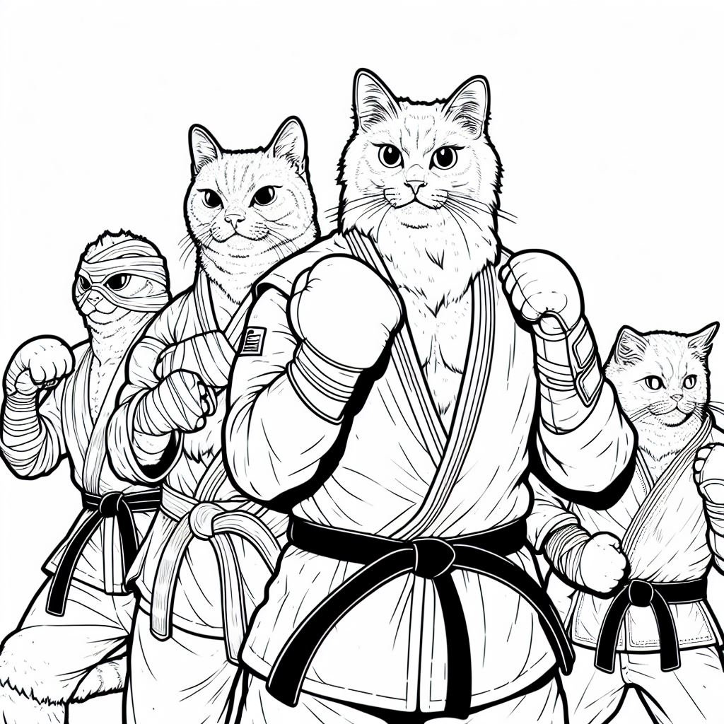 20pk Printable Cute/epic Cats Coloring Book 2 - Etsy