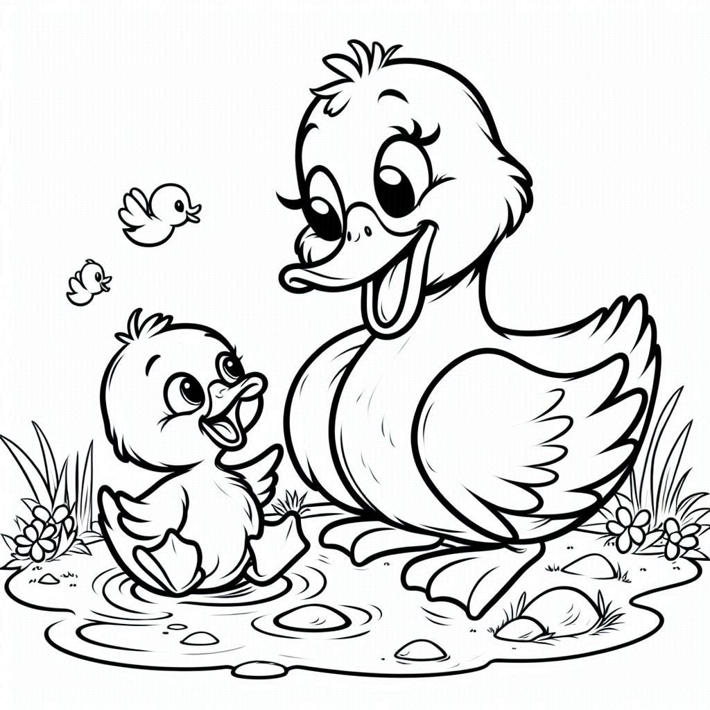 20 Page Pack Cute Mother's Day Animals Printable Coloring Book - Etsy
