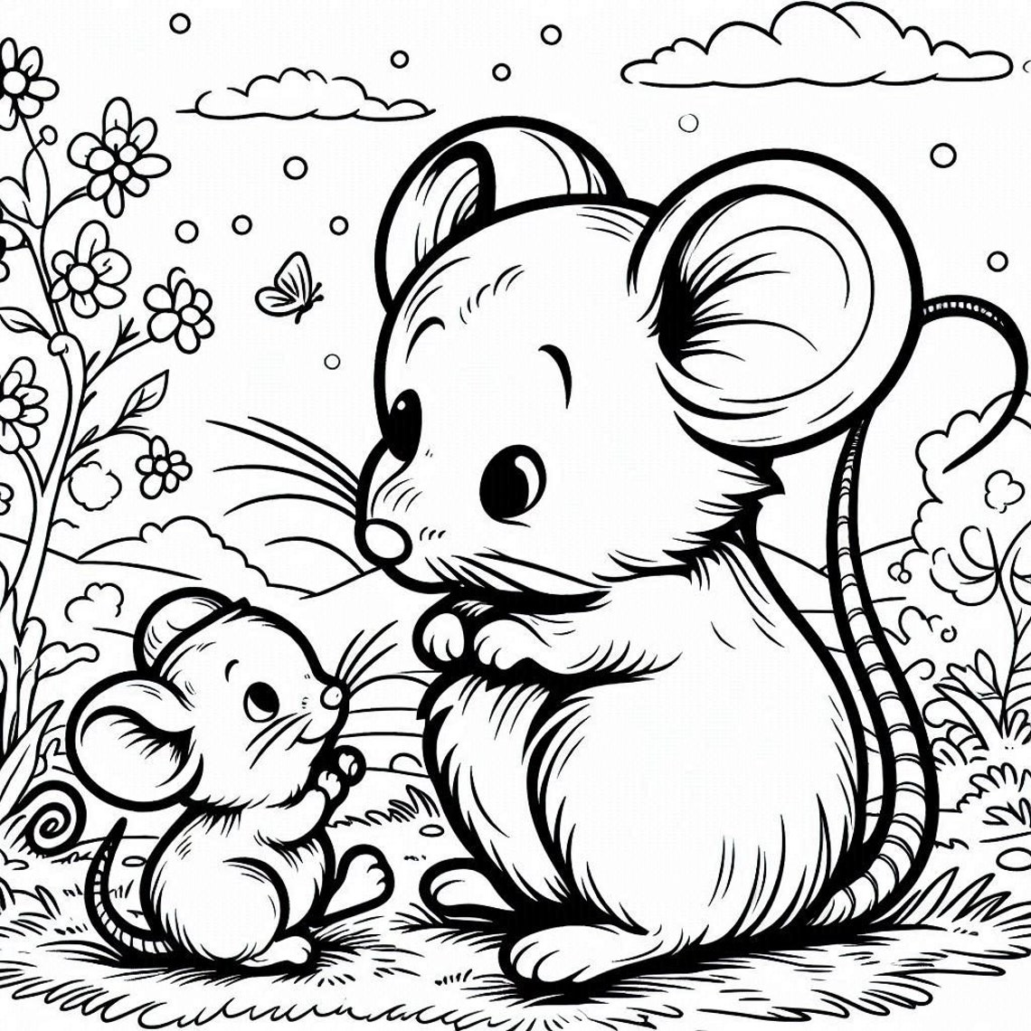 20 Page Pack Cute Mother's Day Animals Printable Coloring Book - Etsy