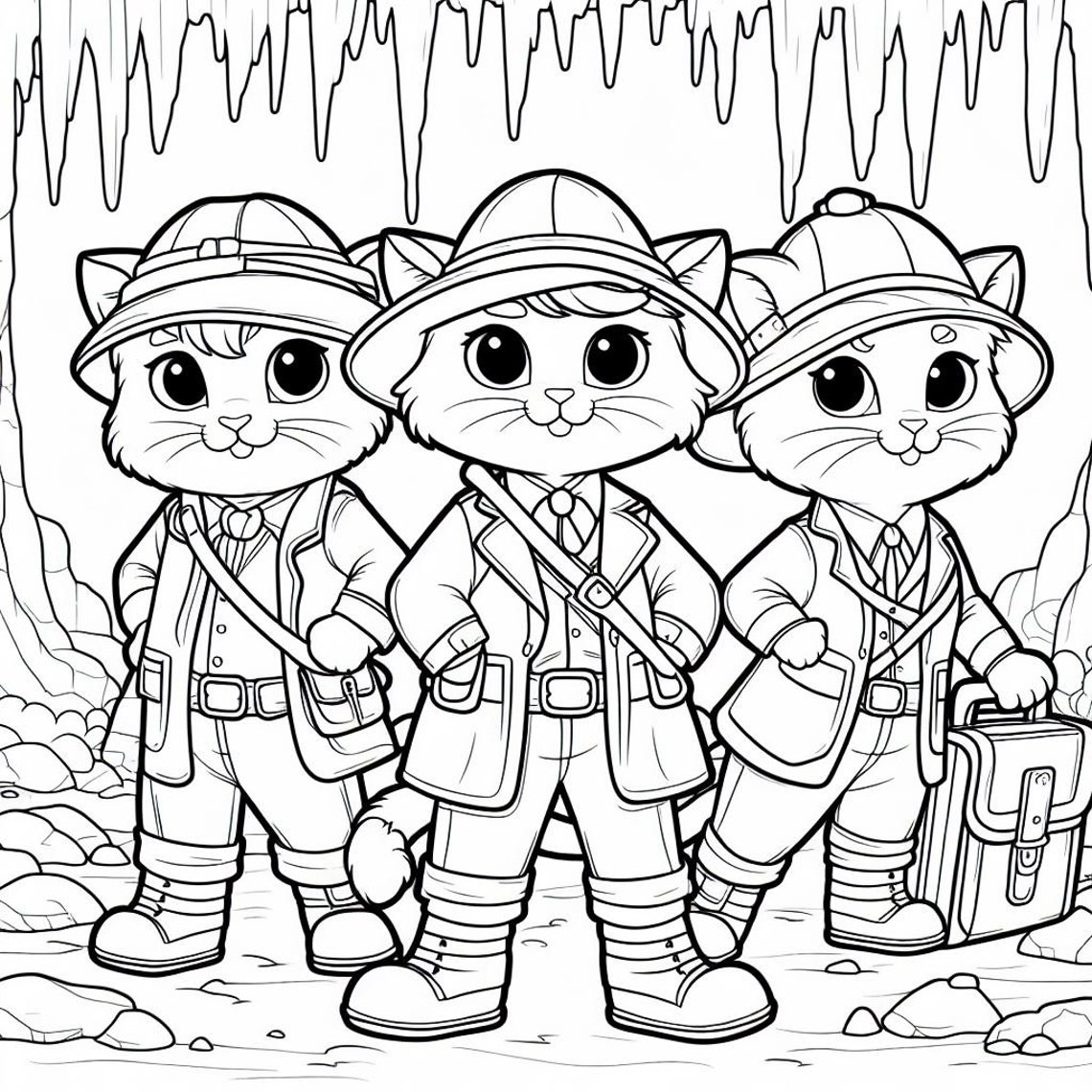 100 Page Pack Cute Silly Epic Cats Printable Coloring Book - Etsy