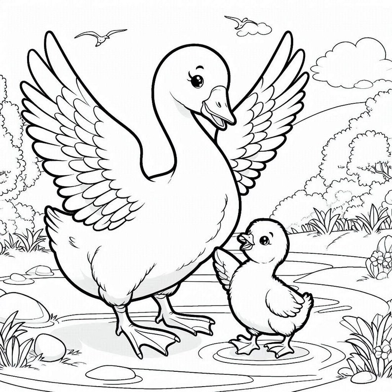 20 Page Pack Cute Mother's Day Animals Printable Coloring Book - Etsy