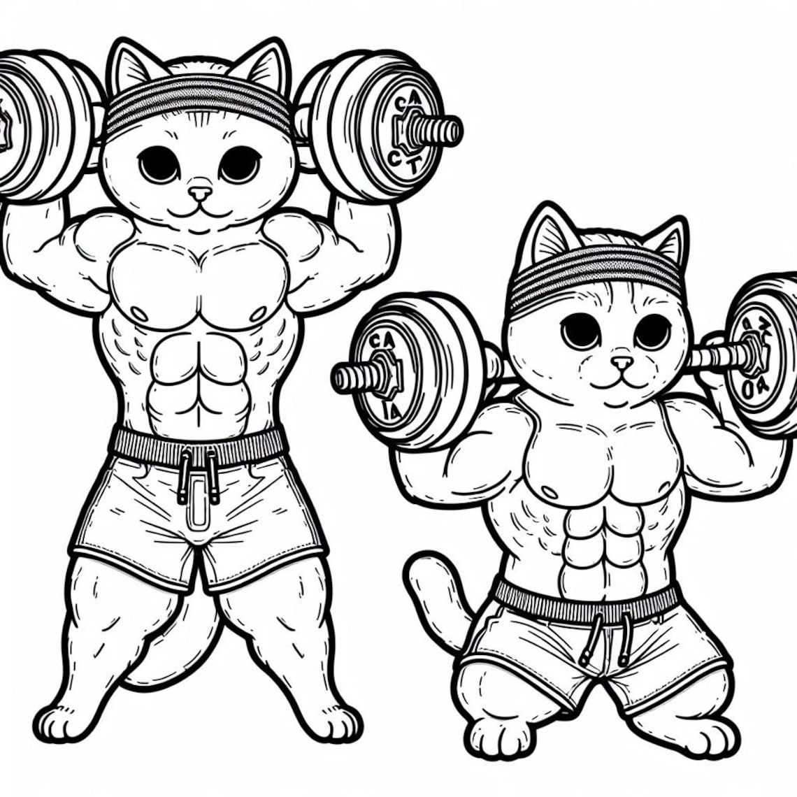 100 Page Pack Cute Silly Epic Cats Printable Coloring Book - Etsy