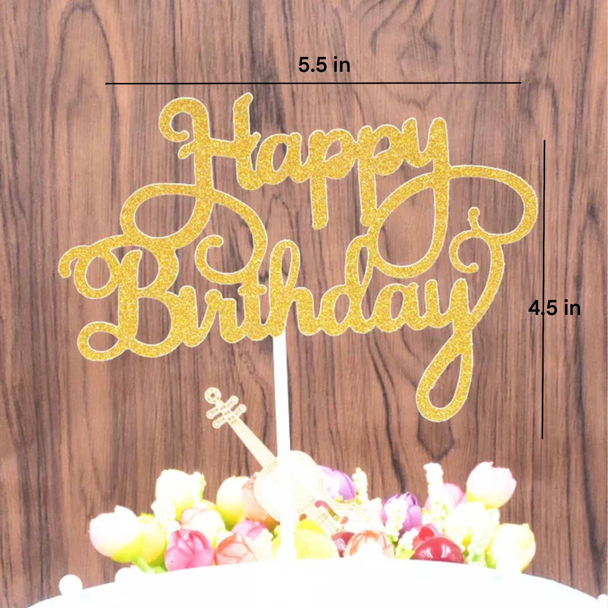 Happy Birthday Paper Topper - Etsy