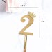 Number Topper With Crown - Etsy
