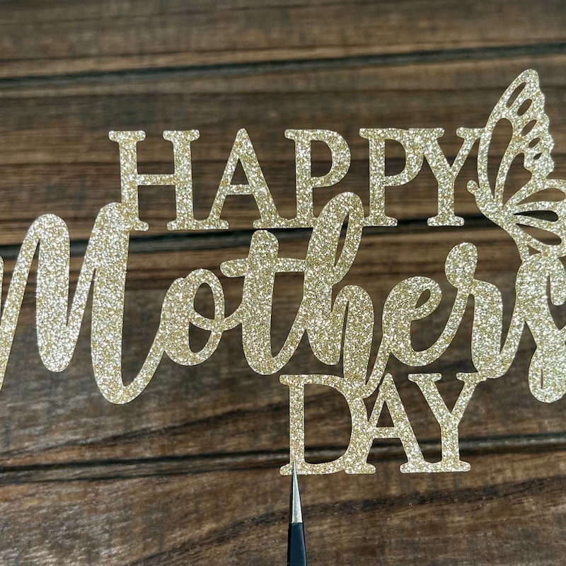 Happy Mothers Day Cake Topper - Etsy