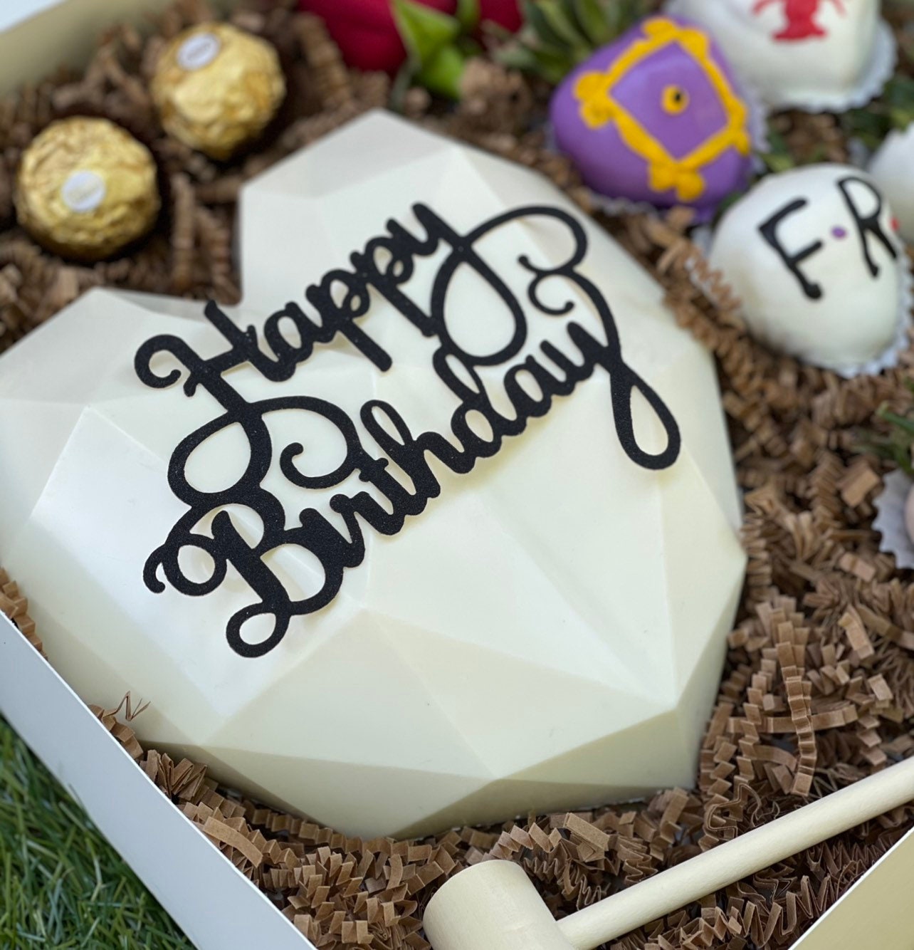 Happy Birthday Paper Topper - Etsy