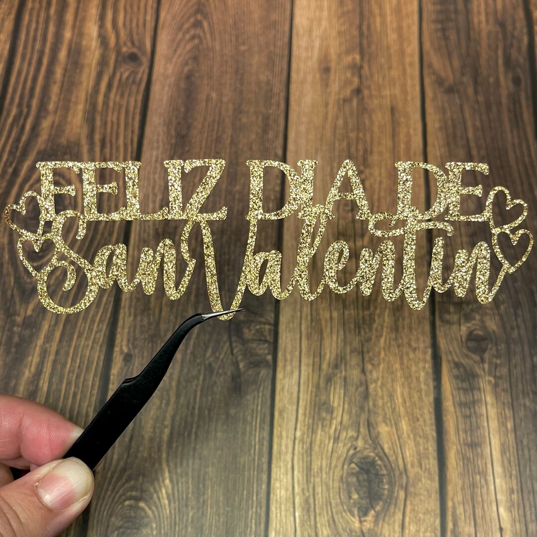 Feliz Dia De San Valentin Topper, Spanish Topper - Etsy