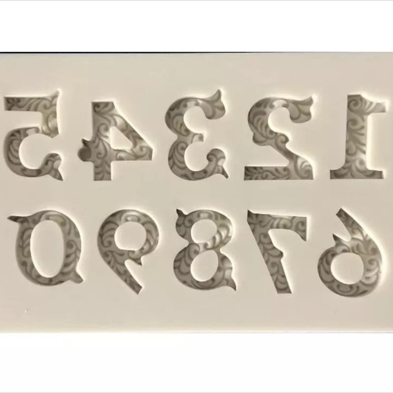 Chocolate Number Mould - Etsy