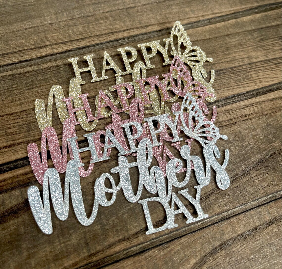 Mama Heart Topper, Mothers Day Topper - Etsy