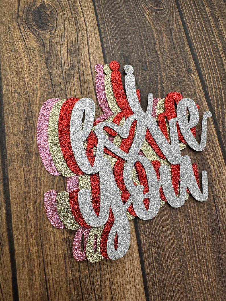 I Love You Topper - Etsy