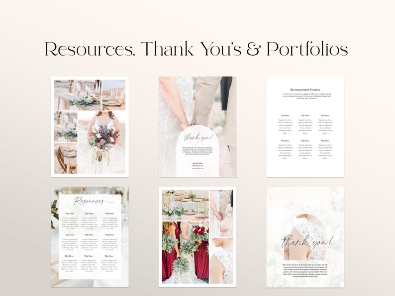 Wedding Welcome Guide Photography Wedding Welcome Packet | Etsy