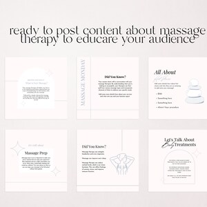 Massage Instagram Post, Massage Instagram Template, Massage Therapist ...