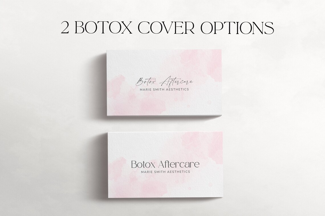 Botox Filler Aftercare Botox Aftercare Card Filler Aftercare | Etsy