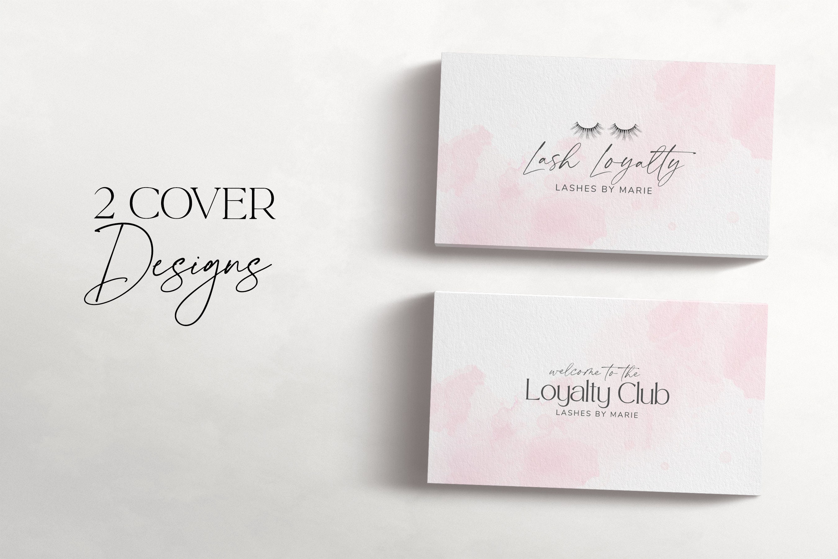 Lash Loyalty Card, Lash Loyalty Card Template, Lash Loyalty Cards ...