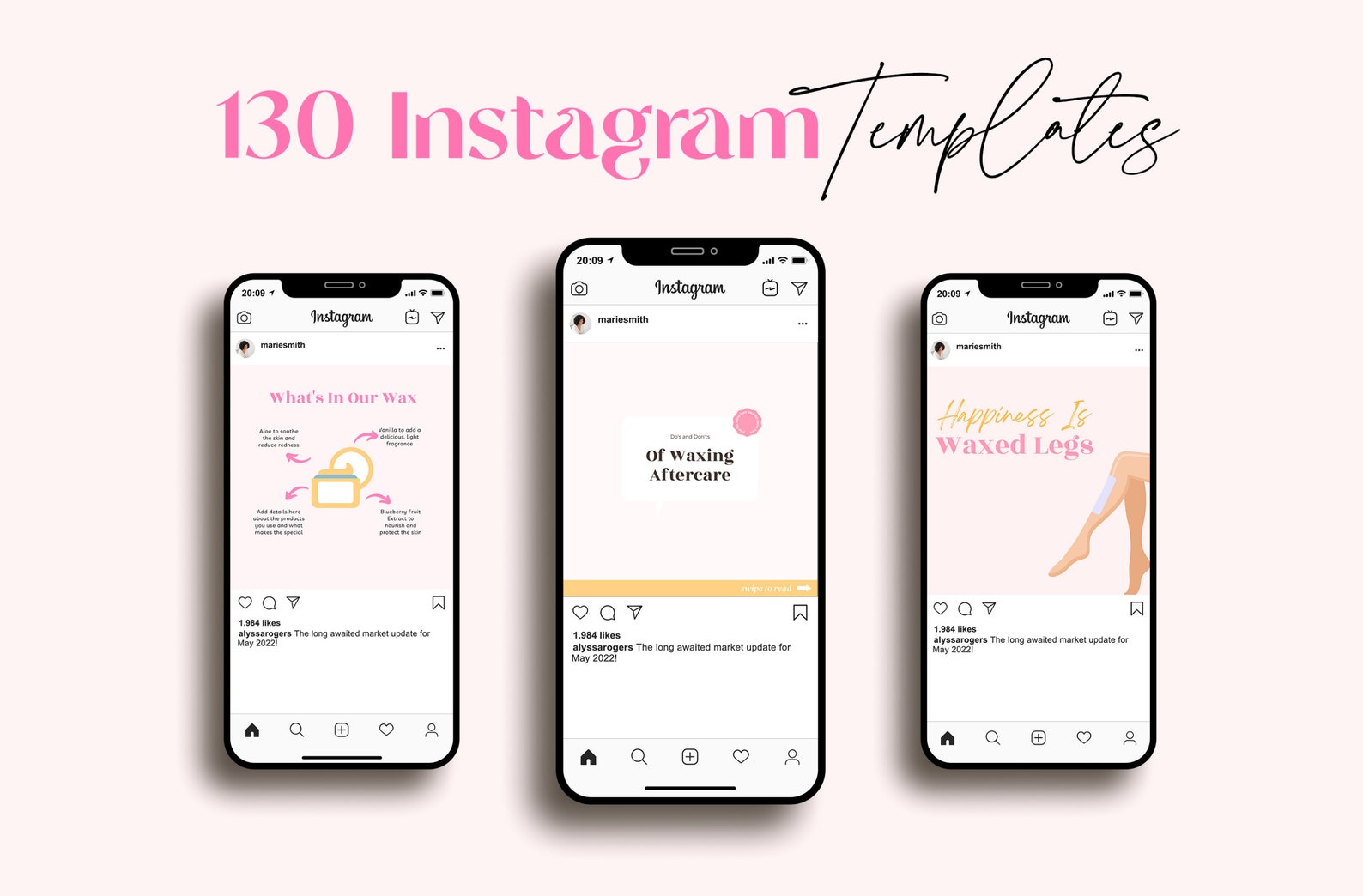 Waxing Instagram Post Waxing Quotes Waxing Instagram - Etsy