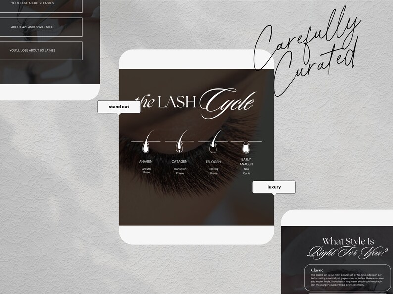 Lash Tech Instagram Templates: Lash Artist Social Media (digital ...