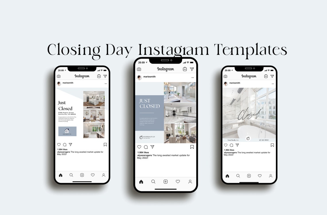 Closing Day Social Media Post Closing Day Template Real | Etsy
