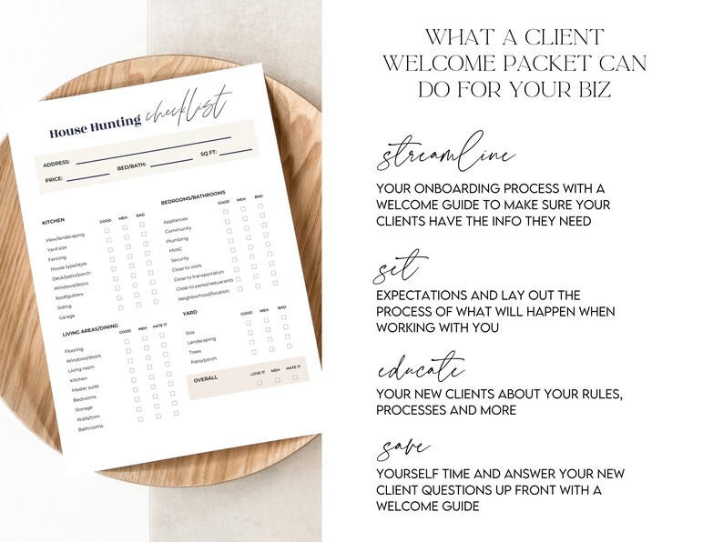 Real Estate New Client Packet Buyers Guide Real Estate Real - Etsy