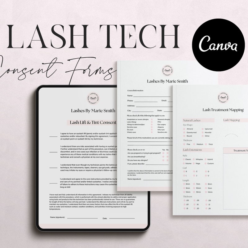Lash Waiver Form - Etsy