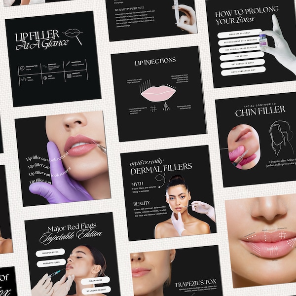 Dermatologist Instagram Template - Etsy