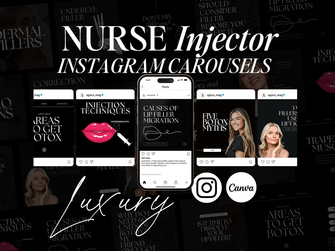 Aesthetic Nurse Instagram, Nurse Injector Instagram Templates, Botox ...