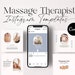 Massage Instagram Post, Massage Instagram Template, Massage Therapist ...